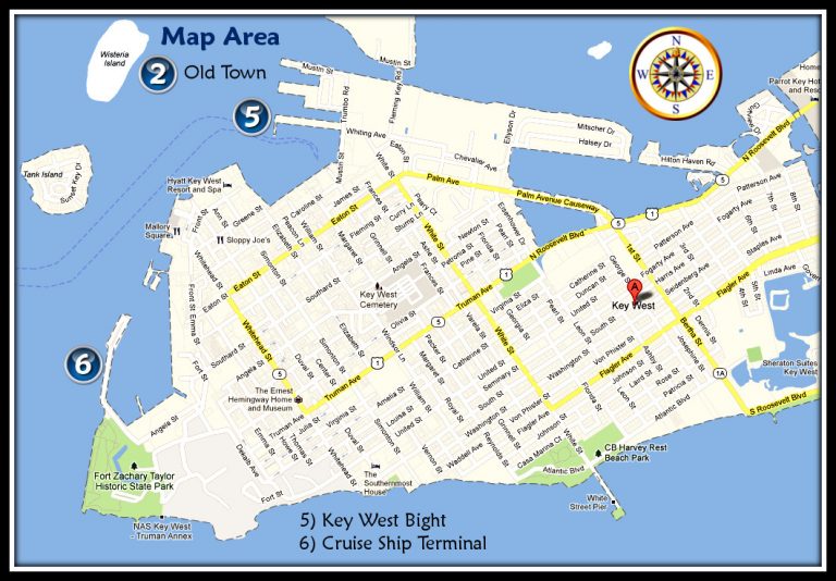 Maps - Excursions of Key West